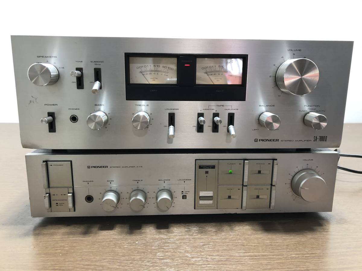 22017 PIONEER SA-7800 II/A-Y5 パイオニア ステレオプリメインアンプ 通電のみ確認 動作未確認 写真追加あり ...