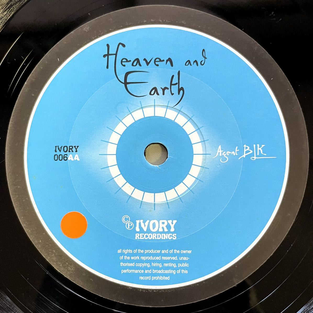 DRUM N BASS Agent BLK - Feel Good / Heaven And Earth / Ivory Records ...