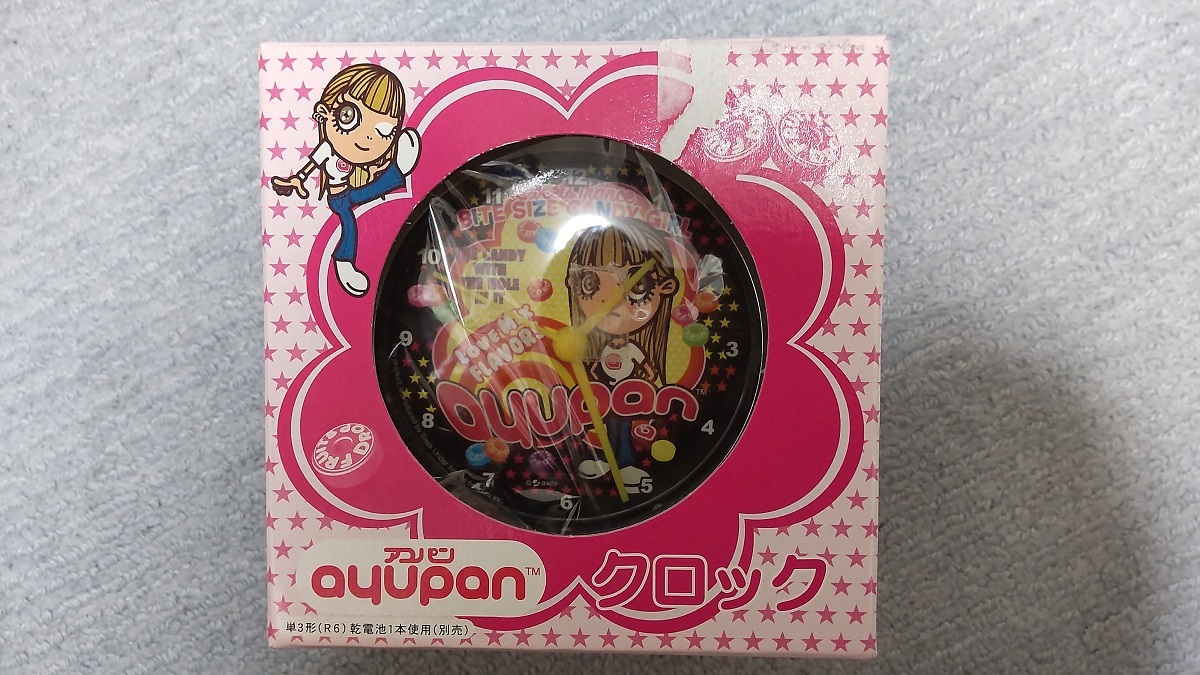 浜崎あゆみ ayupan あゆパン axev クロック 時計 電池付き 2003年(その他)｜売買されたオークション情報、yahooの商品情報 ...