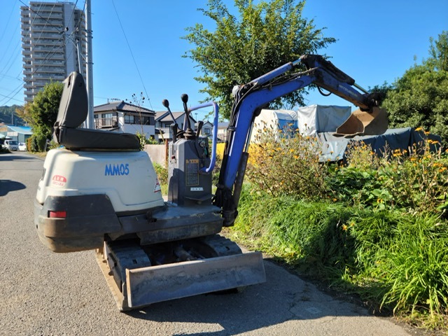 三菱MM05ユンボ 油圧ショベル ゴム鉄キャタ(建設機械、重機)｜売買されたオークション情報、yahooの商品情報をアーカイブ公開 ...