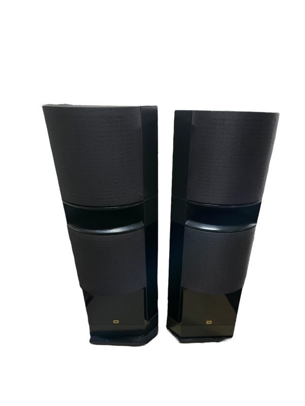 引き取り限定 JBL Project K2 S5500 BQ 2wayトールボーイ型スピーカー ペア 説明書付き 特注石台付(スピーカー本体 ...