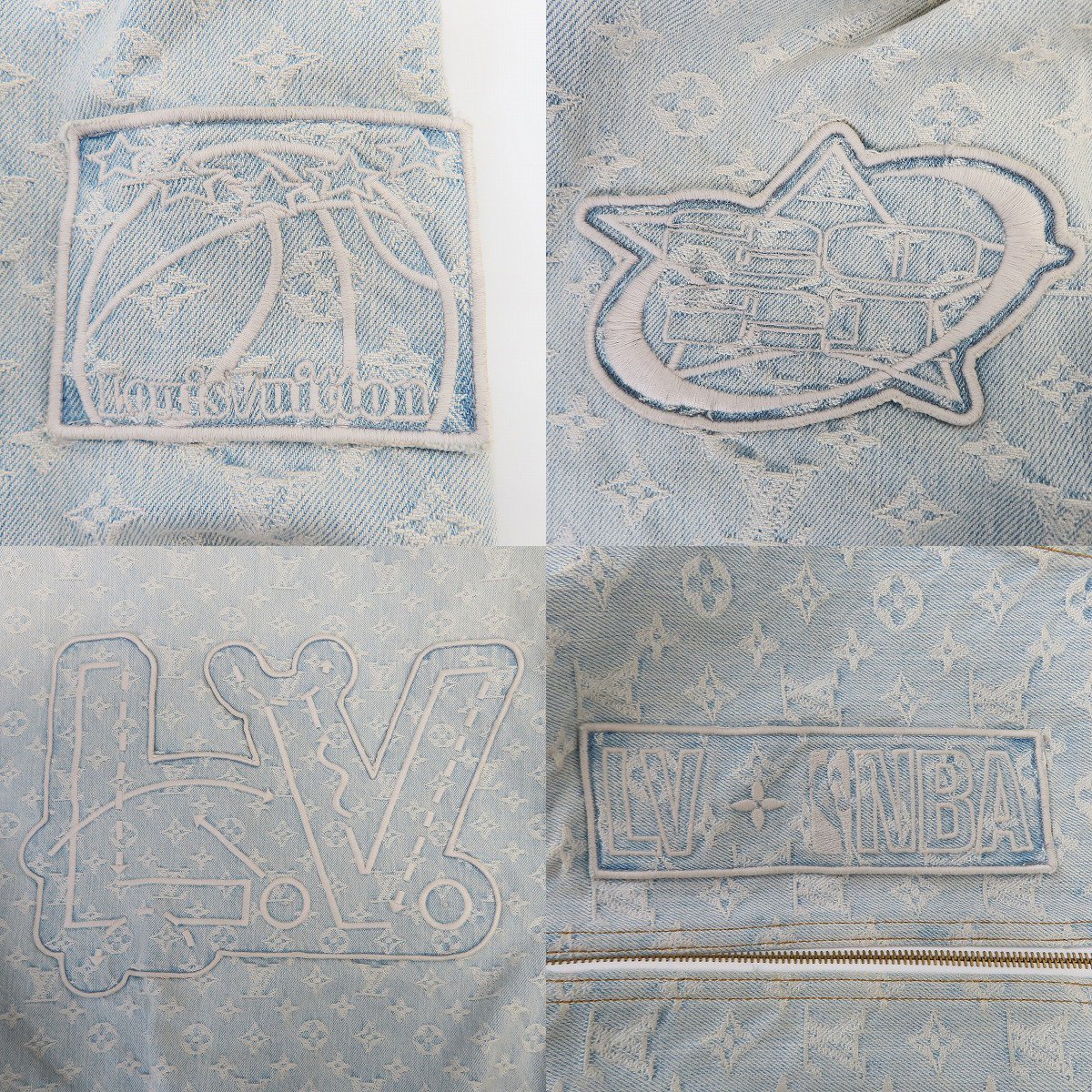 LOUIS VUITTON/ルイヴィトン パーカー ジャケット NBA コラボ デニムジャケット RM212M UZD HLA01W/46 /080(ジャンパー、ブルゾン)｜売買された ...