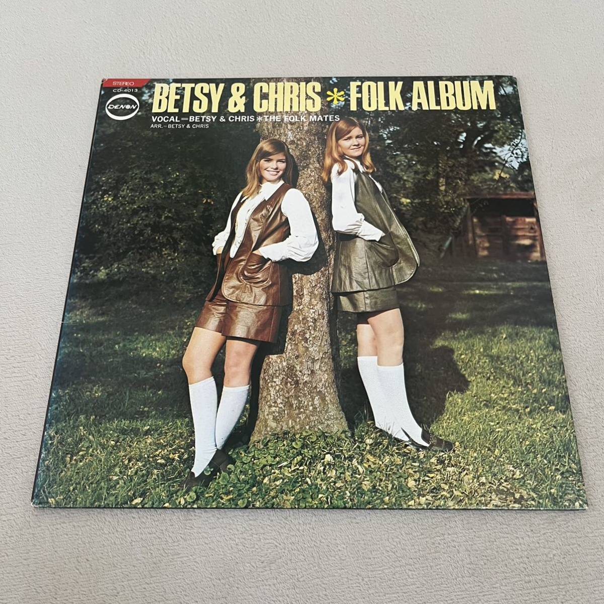 国内盤 BETSY&CHRIS FOLK ALBUM ベッツイ&クリス フォークアルバム EVERY BODY'S TALKING / LP ...