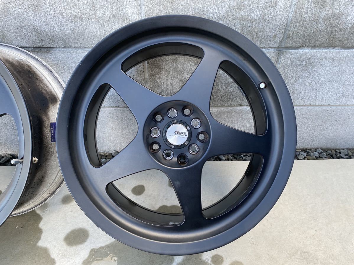 stance magic スタンスマジック 18インチ 8J +45 ホイール リーガマスター似 pcd 100 114.3 マルチ 5穴 4 ...
