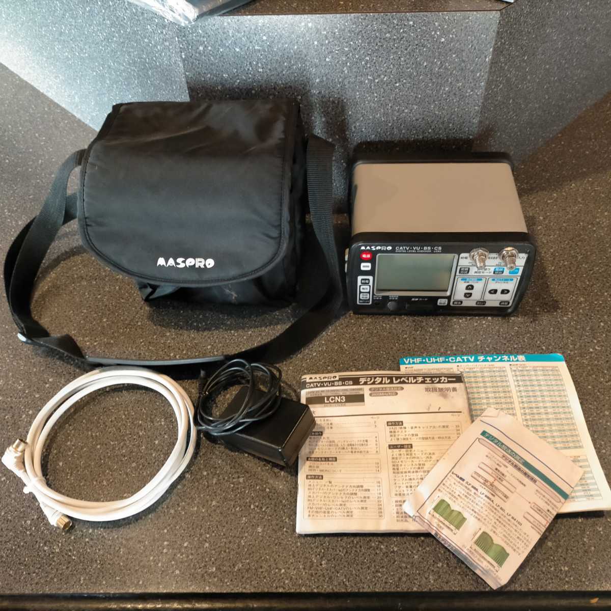 MASPRO マスプロ LCN3 デジタルレベルチェッカー CATV/VU/BS/CS 測定器(電気計測器)｜売買されたオークション情報 ...