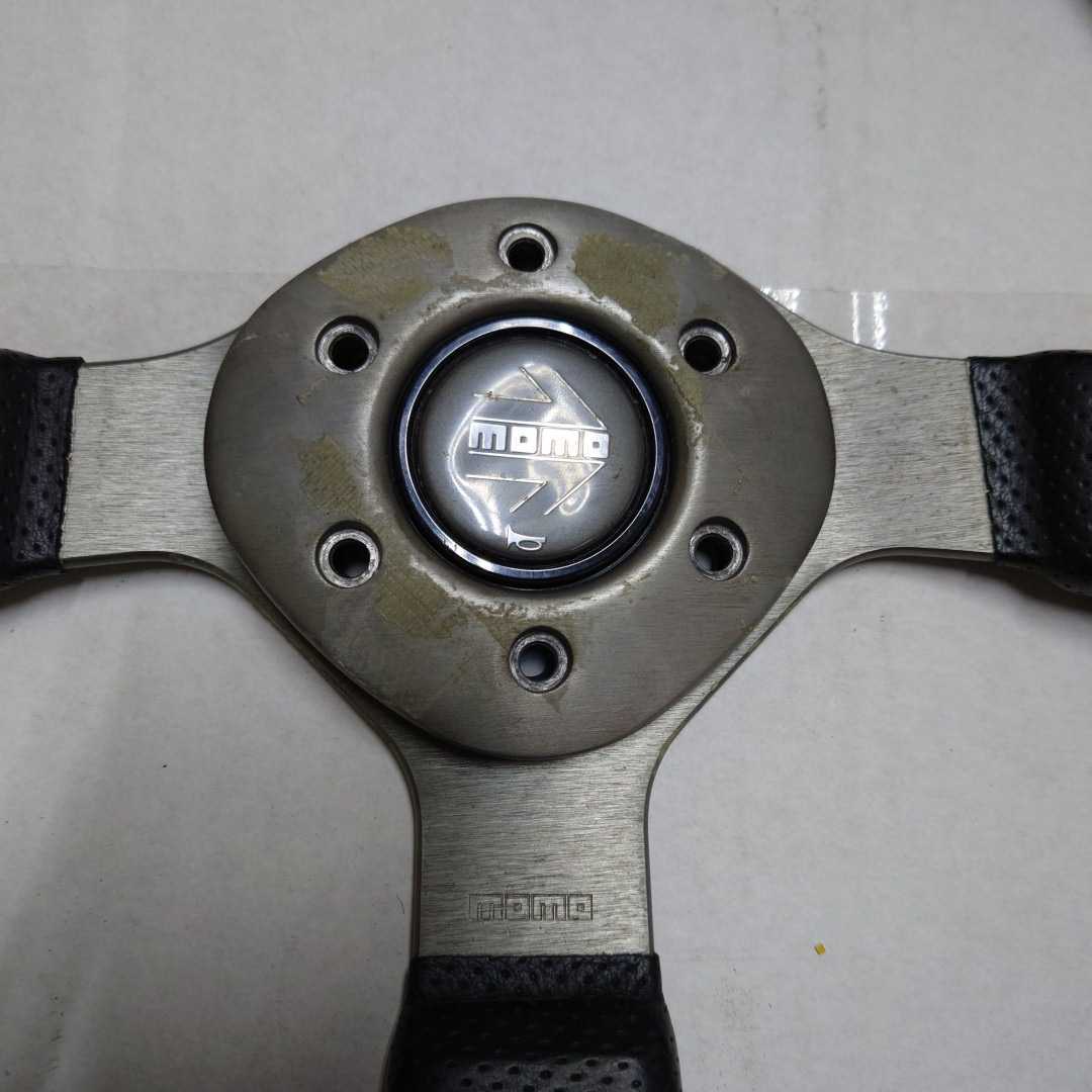 MOMO FIGHTER LEATHER ウッドマホガニー ウッドステアリング モモ ファイター レザー(ステアリング、ハンドル本体)｜売買さ ...