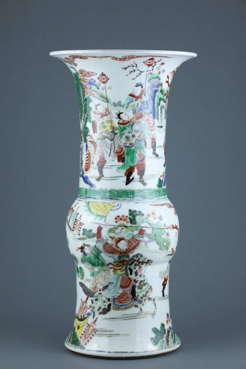 極上珍品 Q104清康熙 五彩人物故事図花觚 古陶磁器 珍品旧蔵(清)｜売買されたオークション情報、yahooの商品情報をアーカイブ公開 - オークファン（aucfan.com）