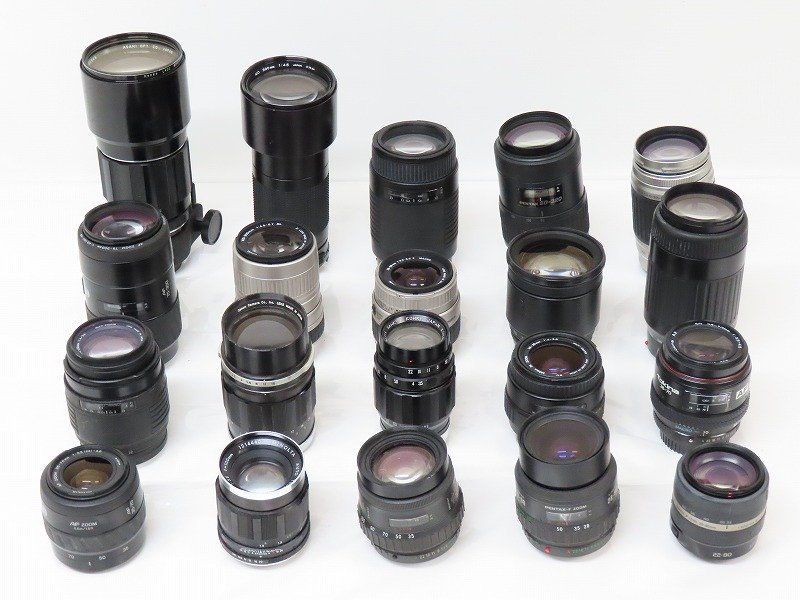 MINOLTA ROKKOR-QE 100mm F3.5/Canon FL 135mm F2.5/Tokina AF SD 28-70mm ...