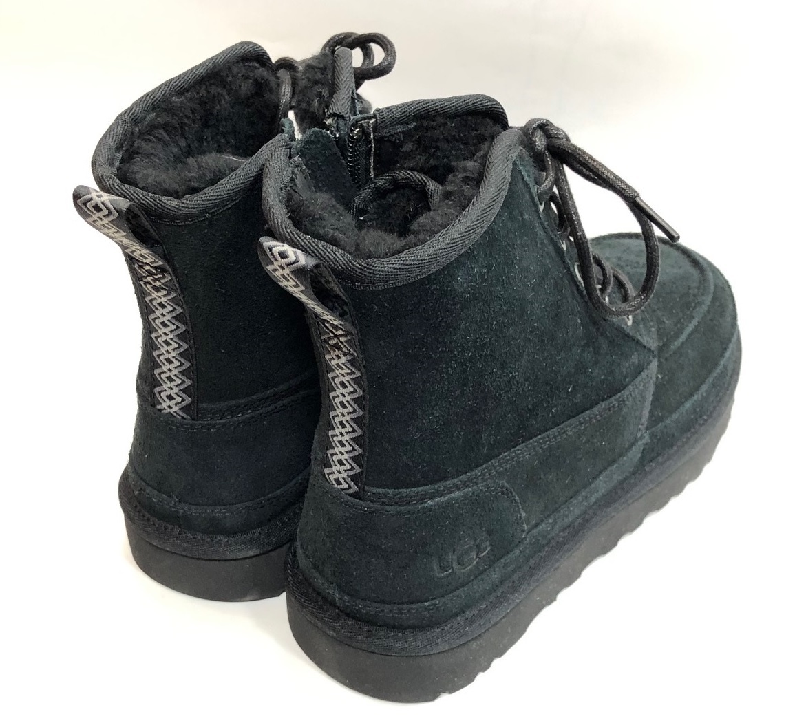 UGG / Nuemel ムートン スエードハイカット ブーツ 黒 / US 9 / #866(男性用)｜売買されたオークション情報、yahooの商品情報をアーカイブ公開 - オークファン ...