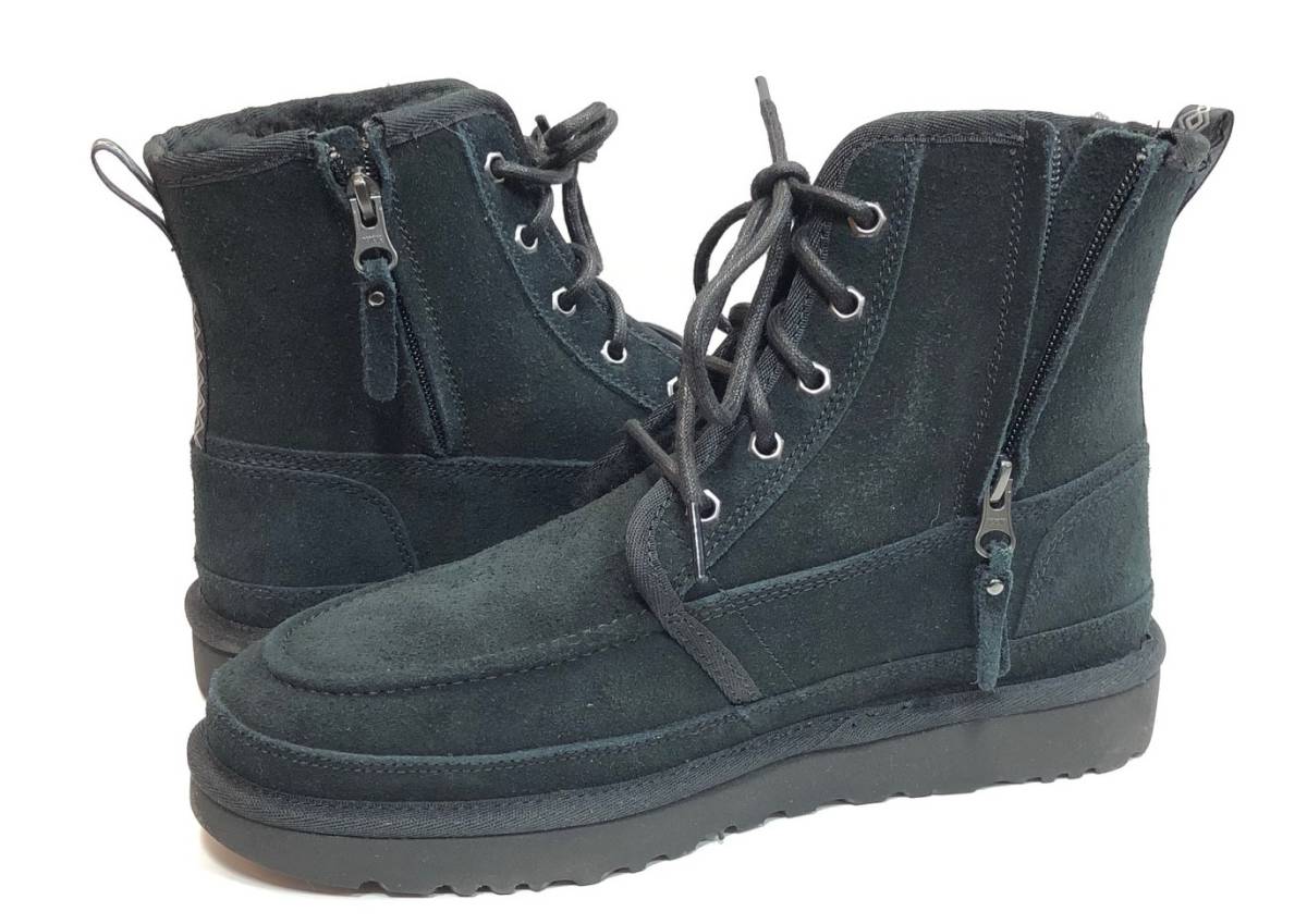 UGG / Nuemel ムートン スエードハイカット ブーツ 黒 / US 9 / #866(男性用)｜売買されたオークション情報、yahooの商品情報をアーカイブ公開 - オークファン ...