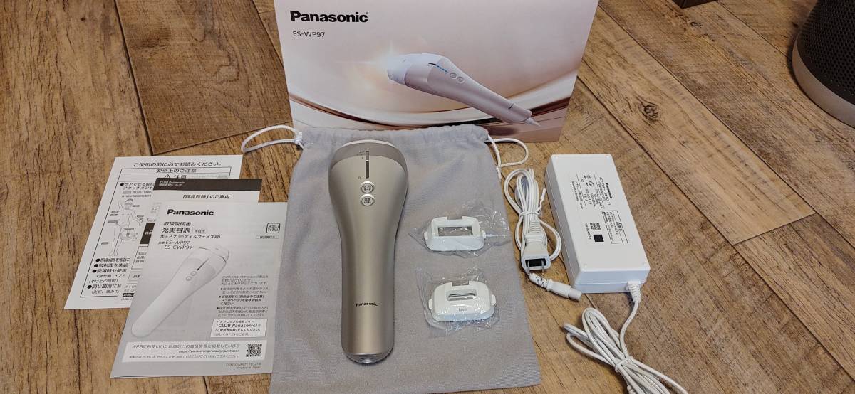 パナソニック 光美容器 ES-WP97-N 光エステ ボディ&フェイス用 ハイパワー ゴールド(脱毛、除毛)｜売買されたオークション情報、yahooの商品情報をアーカイブ公開 - オークファン ...
