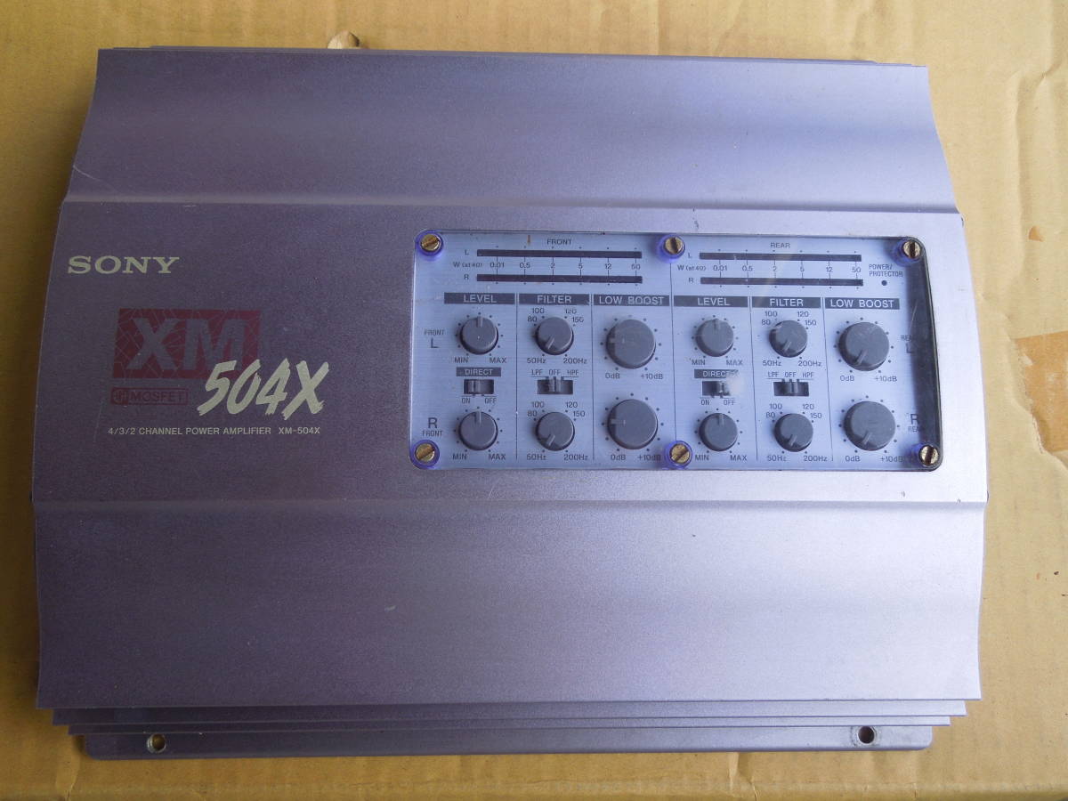 SONY XM 504X(アンプ)｜売買されたオークション情報、yahooの商品情報をアーカイブ公開 - オークファン（aucfan.com）