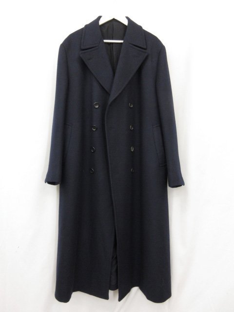 ほぼ 定価50万↑ Vick tailor ヴィックテーラー 超 エスコリアル ビスポーク マキシ丈コート メンズ 54相当 紺系 17AAA083(XLサイズ以上)｜売買されたオークション ...