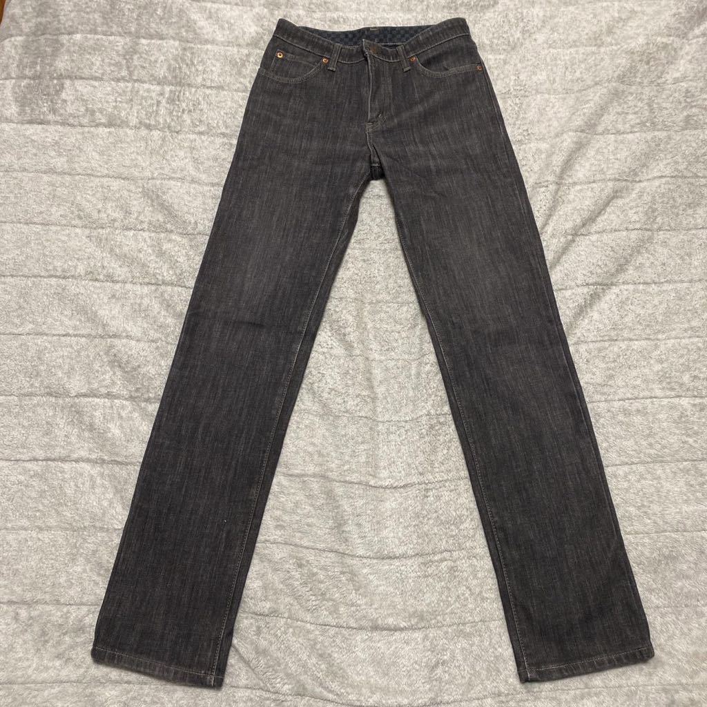 1B EDWIN エドウィン 503 暖パン 暖かいデニム ジーンズ ジーパン パンツ 28 黒 ブラック MADE IN JAPAN 日本製 E534-2908 ストレッチ(W28以下 ...