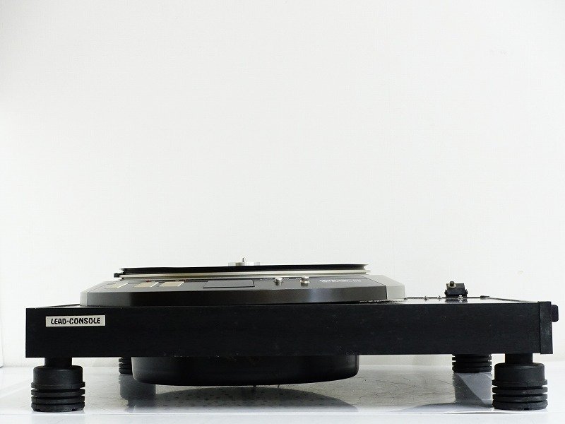 DENON DP-80/LEAD-CONSOLE LAB-ⅡB ターンテーブル キャビネット付 デノン レッドコンソール 013874001J ...