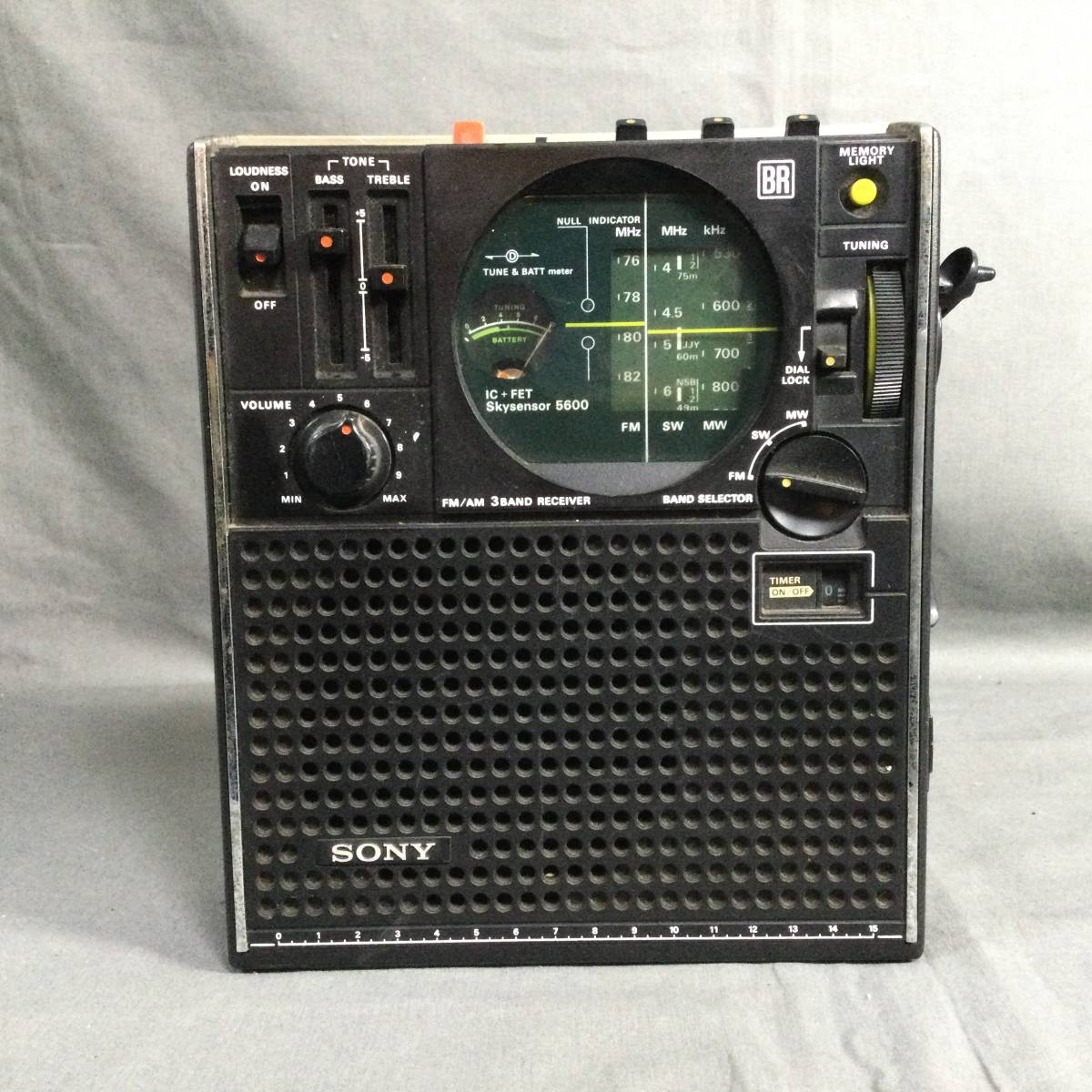 Φ 1/24 226381 SONY ICF-5600 ソニー ラジオ 通電動作未確認 現状品(一般)｜売買されたオークション情報、yahoo ...