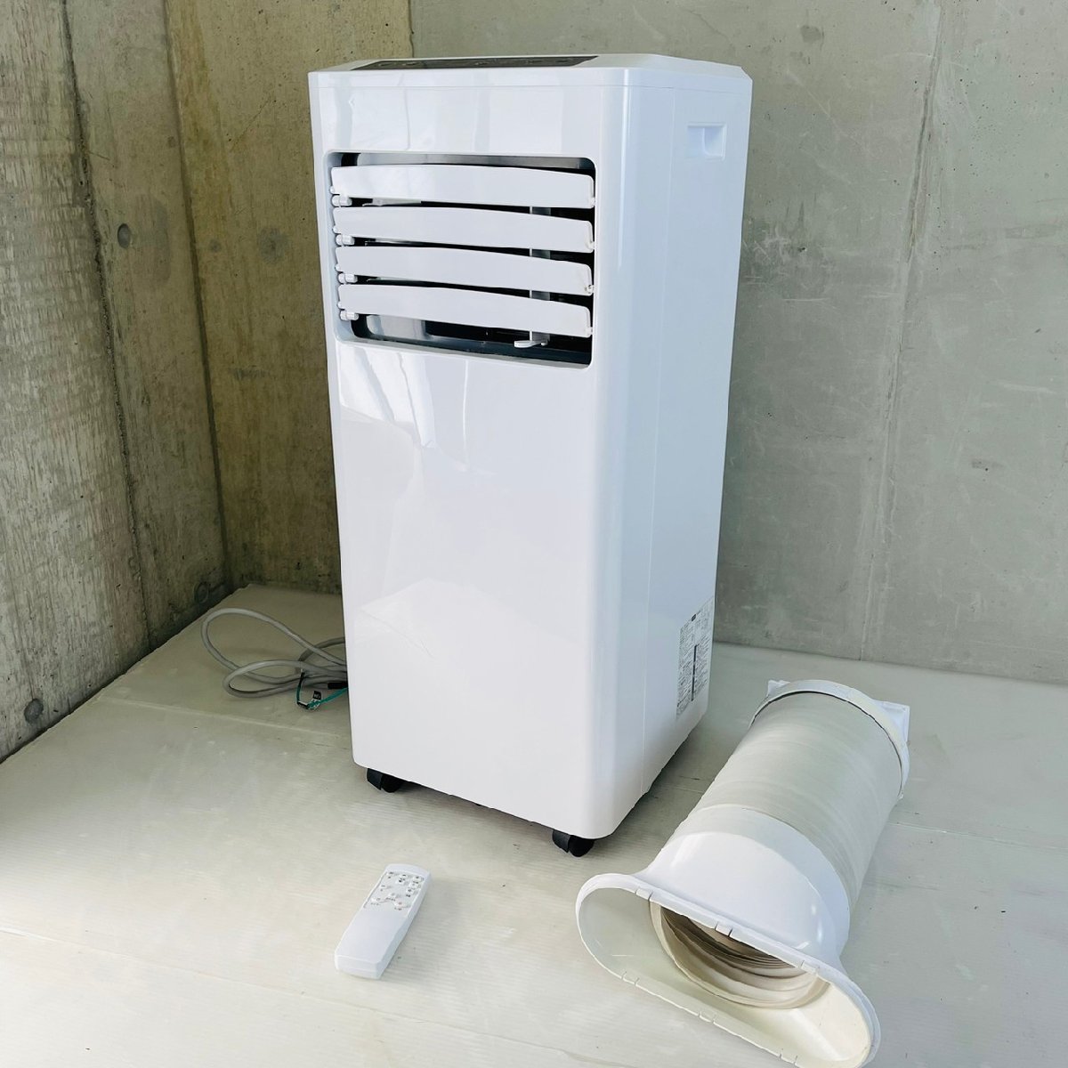 JH010590 MAXZEN/マクスゼン 丸隆 スポットエアコン JCF-MX601 2021年製 リモコン付 屋内用 クーラー 直取り歓迎 ...