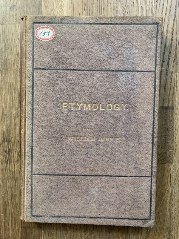 Handbook of English-Japanese Etymology. William Imbrie. 1888 辻本尚書堂 明治20 ...