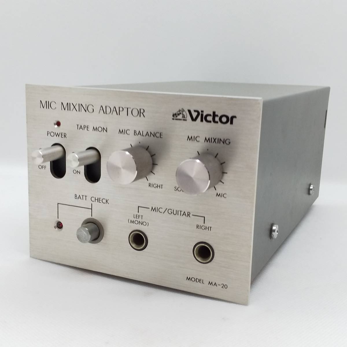 Victor ビクター MIC MIXING ADAPTOR マイク ミキシング アダプター MA-20 動作未確認ジャンク E0365(その ...