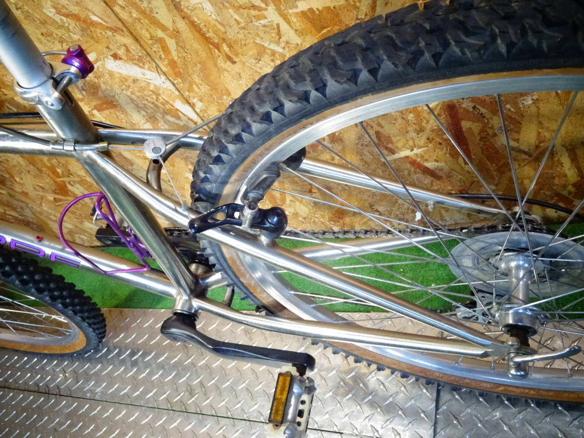 :oldmtb PARKPRE SCEPTER COMP TI PLATED FINISH 1980年中頃 フォークGT クロモリ 1×7 ...