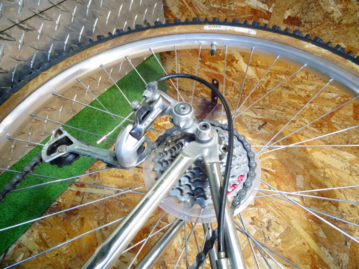 :oldmtb PARKPRE SCEPTER COMP TI PLATED FINISH 1980年中頃 フォークGT クロモリ 1×7 ...