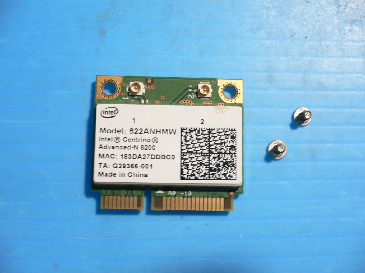Intel Centrino Advanced-N 6200 無線LAN WIFIカード 622ANHMW 送料 63円より(無線LAN ...