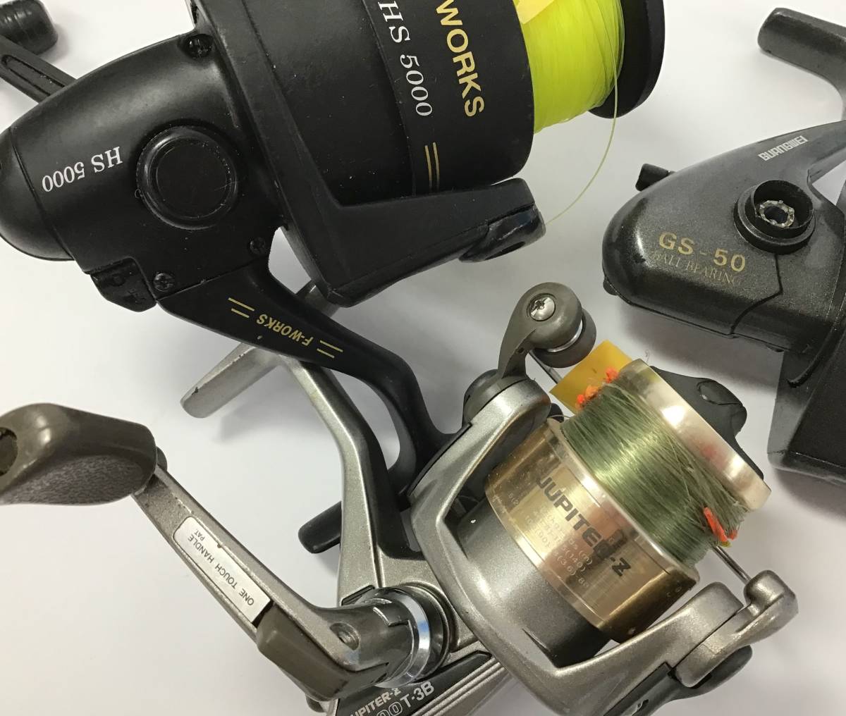 6個セット リール DAIWA/RYOBI/SZM SILSTAR EF30B/チヌキャッチャーミニ50/SPIN FIGHTER 4000/F-WORKS HS 5000/GS-50 ...
