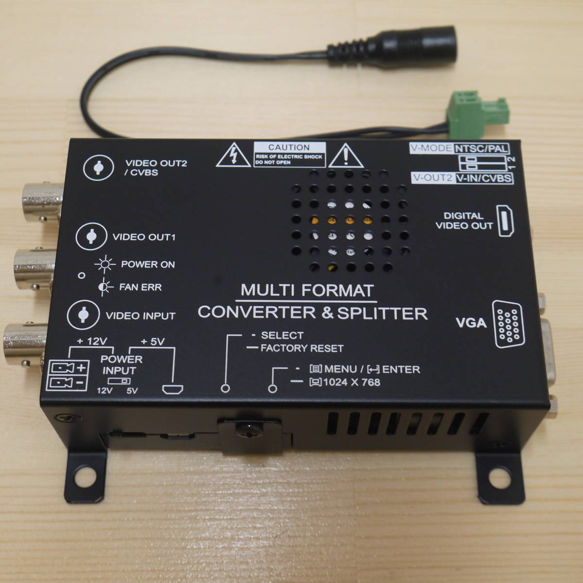 マルチフォーマットコンバーター＆スプリッター MV-BC14 取扱説明書付き 変換 分配 品 HD-TVI NTSC HDMI VGA CVBS(その他)｜売買されたオークション情報 ...