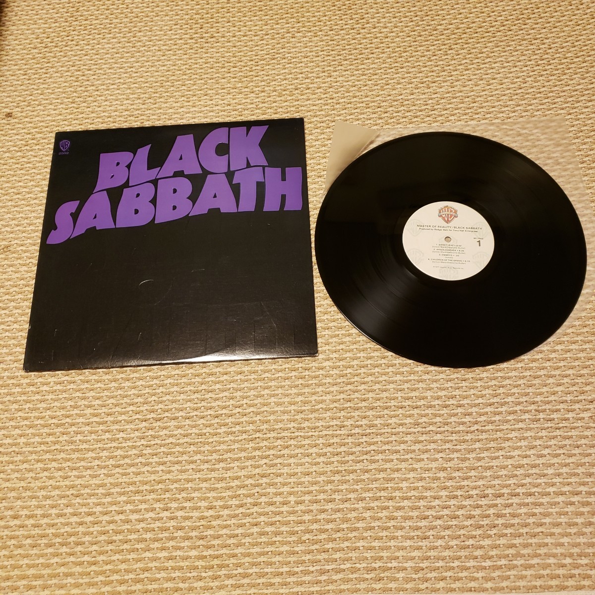 ブラックサバス BLACKSABBATH Master of Reality BS2562マスターオブレアリティ LP レコード(Ozzy ...
