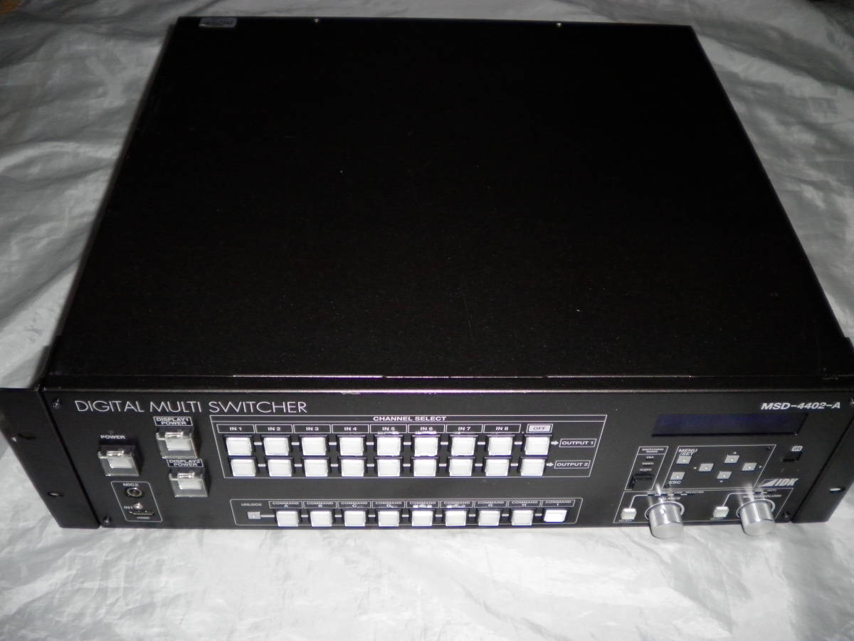 IDK DIGITAL MULTI SWITCHER MSD-4402-A デジタル マルチ スイッチャー マトリクス スイッチャー(その他)｜売買されたオークション情報、yahooの商品情報 ...