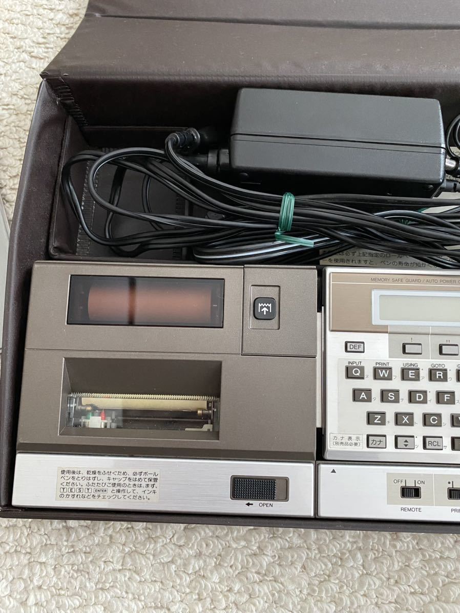 SHARP シャープ ポケットコンピュータ pc-1500 カセットテープレコーダー付き CE-152(ポケットコンピュータ)｜売買されたオークション情報、yahooの商品情報をアーカイブ公開 ...