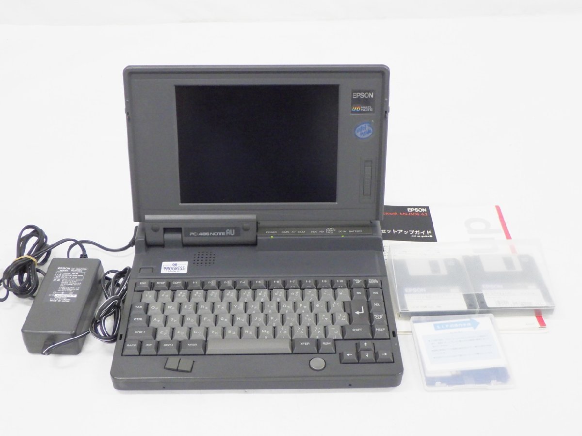 EPSON エプソン パソコン PC-486NOTE AU 1994年製 PC-486(ノートブック)｜売買されたオークション情報、yahooの商品情報をアーカイブ公開 - オークファン ...