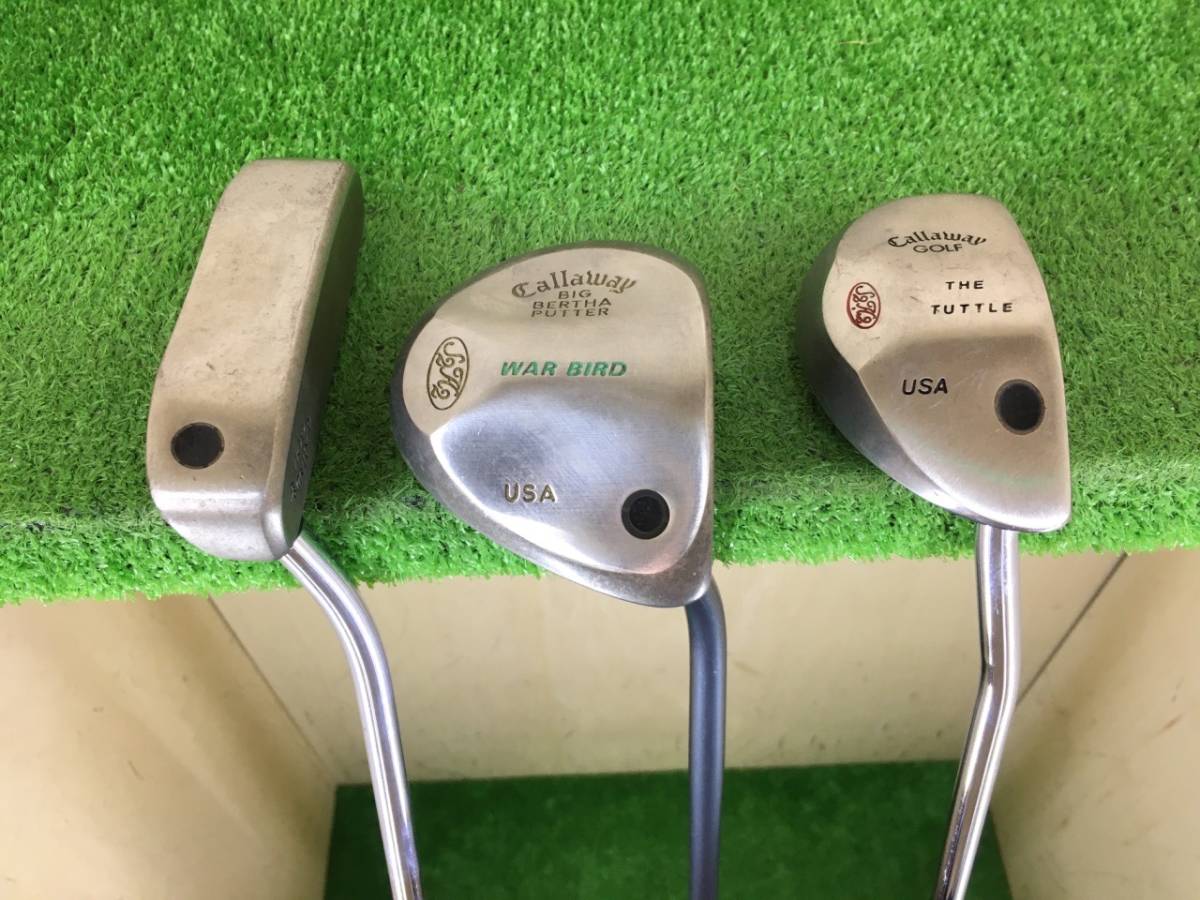 Callawayパター3本セット BIG BERTHA BLADE/WAR BIRD/THE TUTTLE キャロウェイ パター(その他 ...