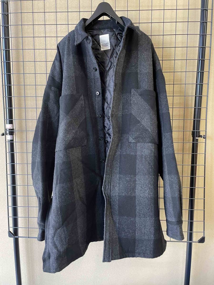 SAMPLE YSTRDY’S TMRRW/イエスタデイズトゥモロウ Oversized Block Check Padding Jacket オーバーサイズ チェック ジャケット(ジャケット ...