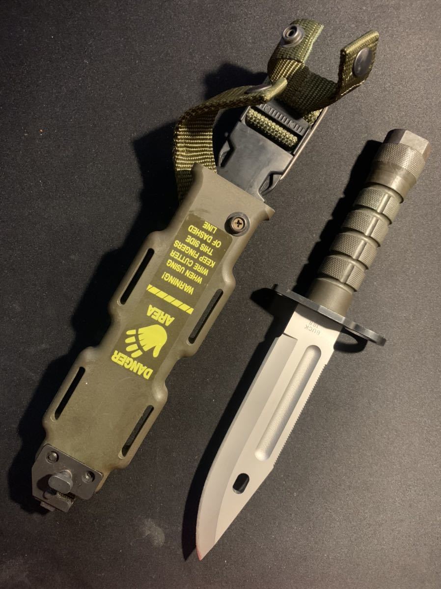 BUCK 188 PHROBIS Ⅲ M9バヨネット 民生品仕様(ハンティングナイフ、狩猟刀)｜売買されたオークション情報、yahooの商品 ...