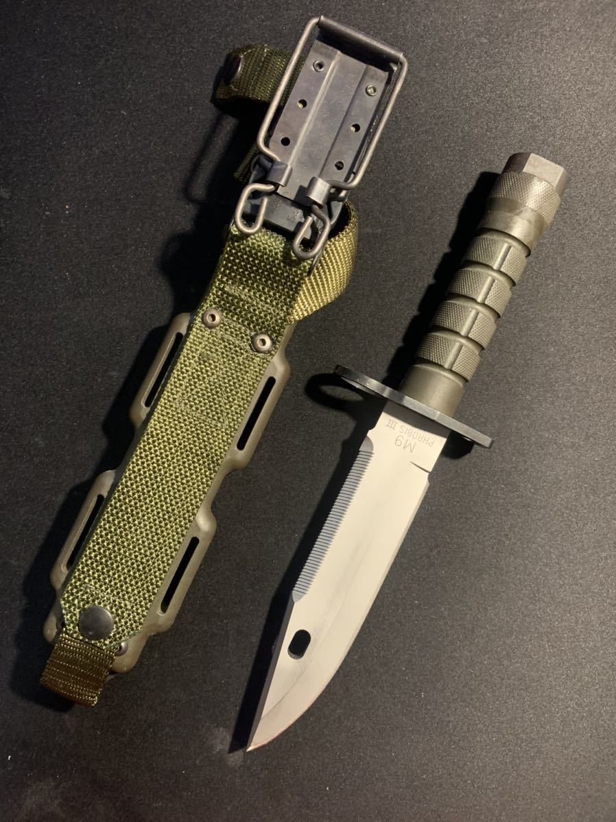 BUCK 188 PHROBIS Ⅲ M9バヨネット 民生品仕様(ハンティングナイフ、狩猟刀)｜売買されたオークション情報、yahooの商品 ...