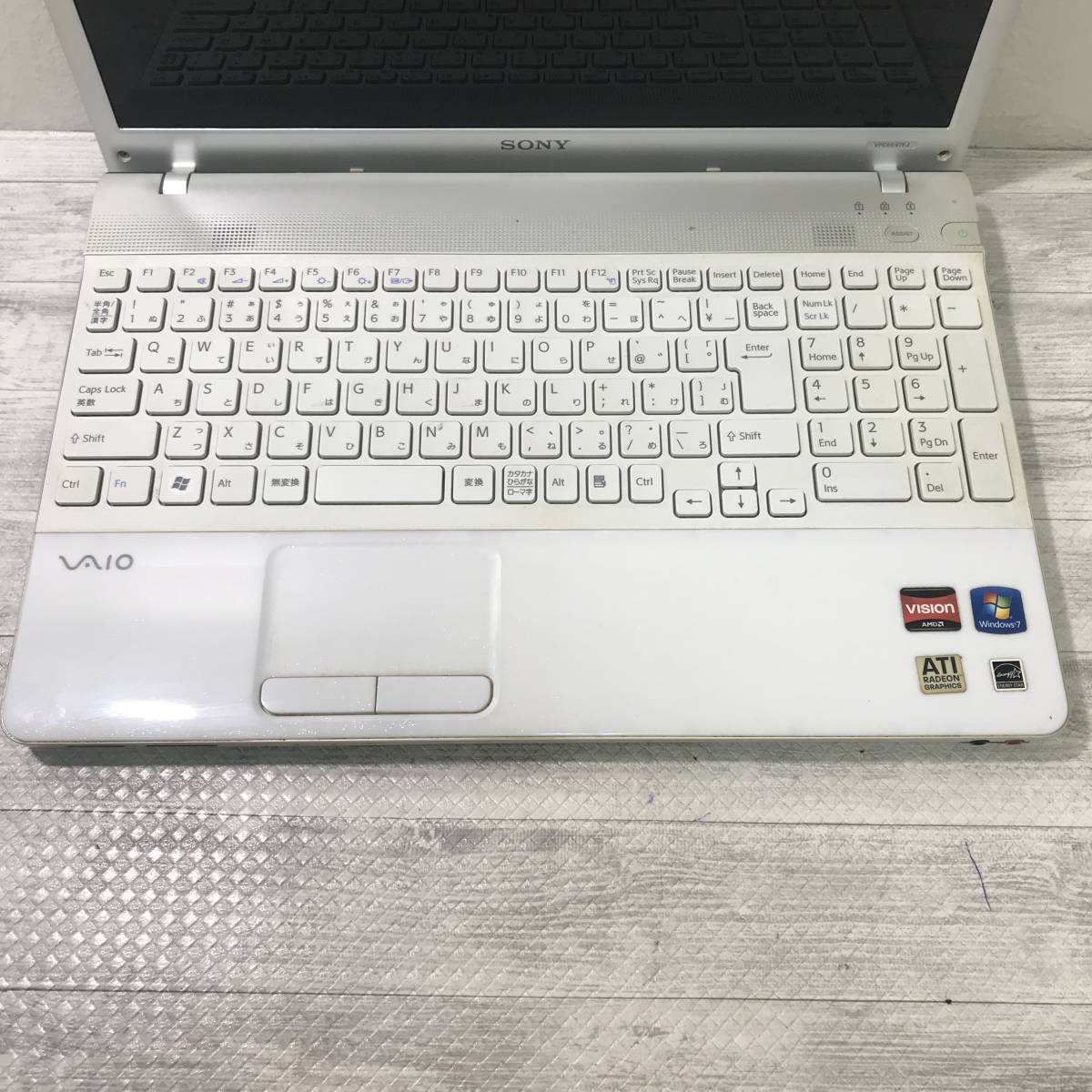 SONY VAIO VPCEE47FJ - S - AMD - 58 - i(15インチ～)｜売買されたオークション情報、yahooの商品情報 ...