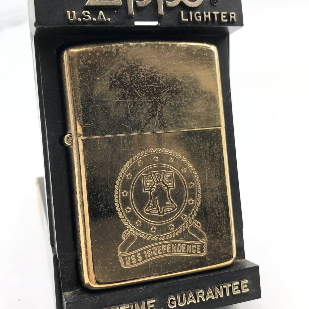 63KS ZIPPO USS independence ジッポー インディペンデンス アメリカ 海軍 navy 沿海域戦闘艦 ゴールド ...