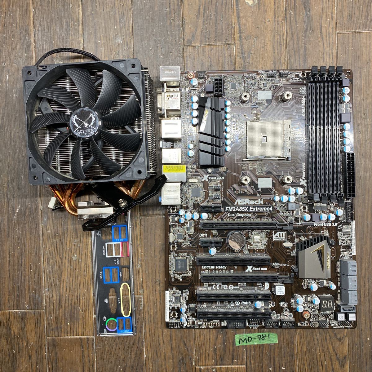 MD-781 激安 マザーボード ASRock FM2A85X Extreme4 SOCKET FM2 BIOS立ち上がり確認済み ジャンク ...