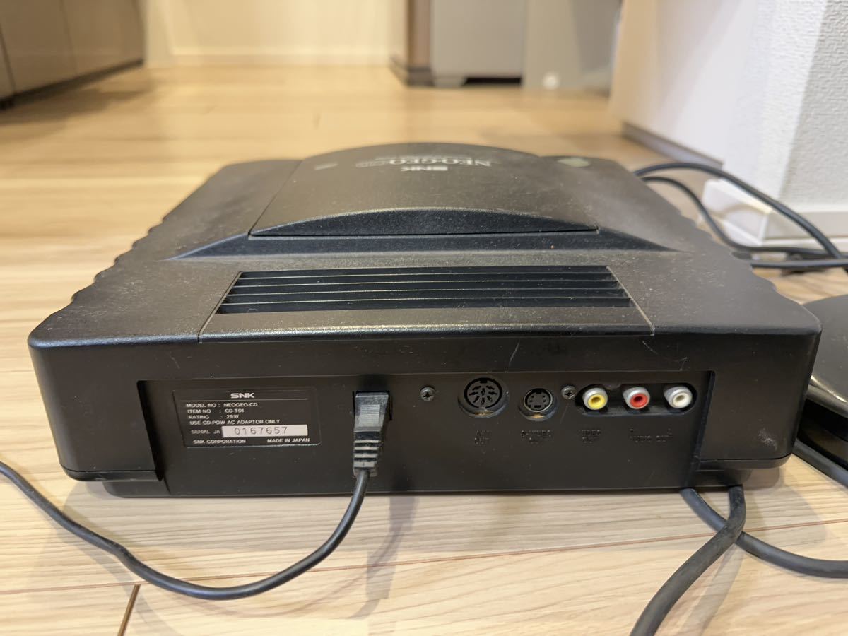 A269 SNK NEOGEO-CD ネオジオCD本体 CD-T01 コントローラー付き 動作未確認 ゲームソフト付 通電のみ確認済(ネオジオ)｜売買されたオークション情報、yahooの商品 ...