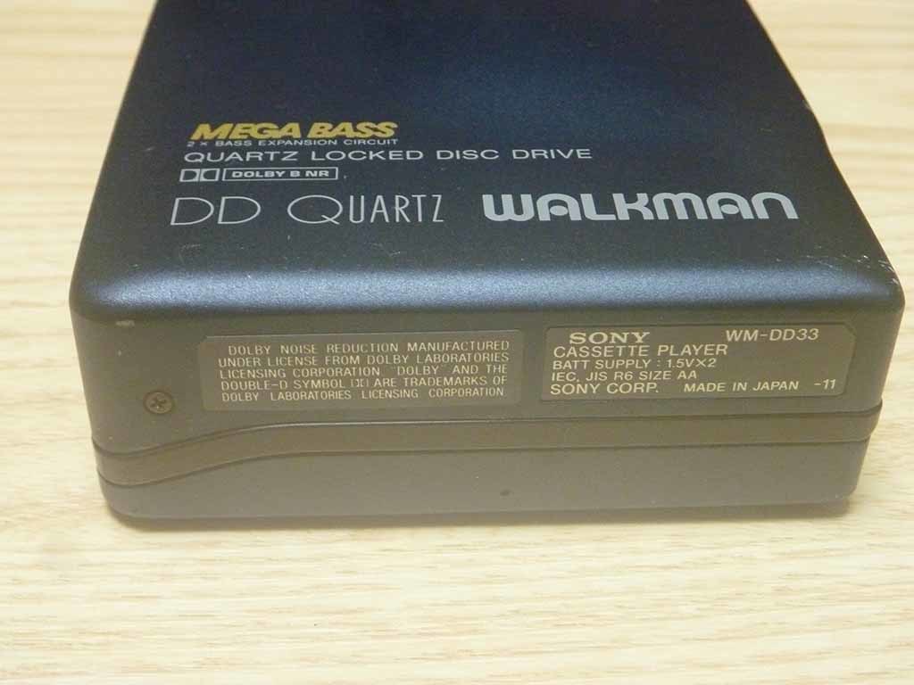 SONY WALKMAN WM-DD33 再生OK ブルー カセットウォークマン 日本未発売 修理 調整済(再生専用)｜売買されたオークション ...