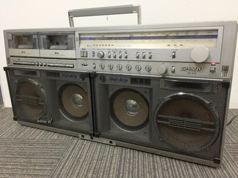 ジャンク品 SHARP GF-919 THE SEARCHER-W ラジカセ シャープ ザ サーチャー Y5542+(ラジカセ)｜売買された ...
