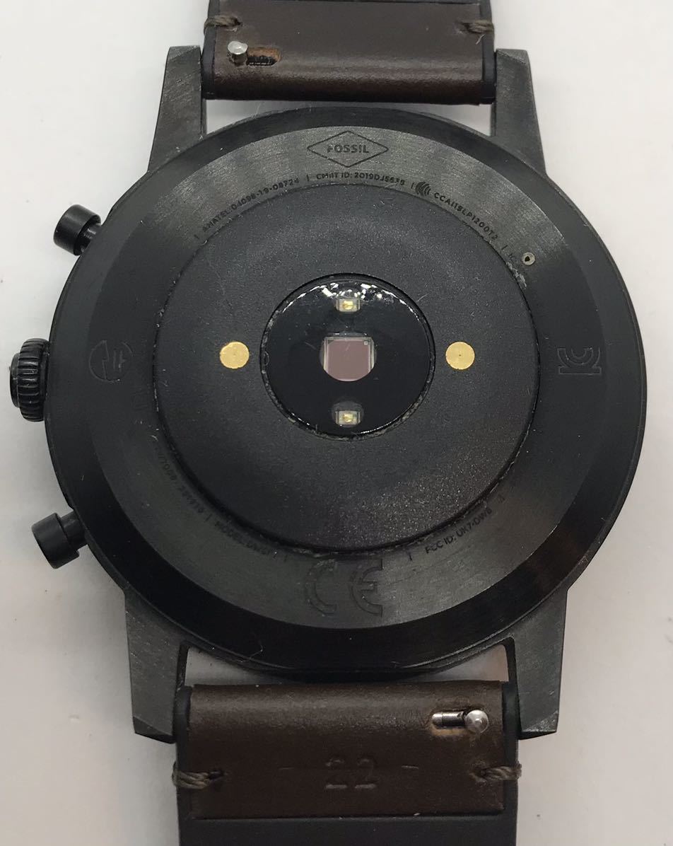 756-0160 FOSSIL HYBRID SMART WATCHES HR 腕時計 GENUINE LEATHER 稼働品(フォッシル)｜売買されたオークション情報、yahooの商品情報を ...