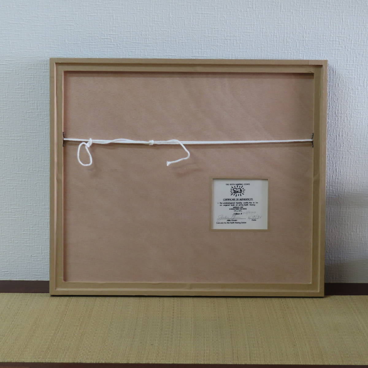 Keith Haring キースヘリング POP SHOP V Cerfiticate of Authenticity付き 模写として出品し ...