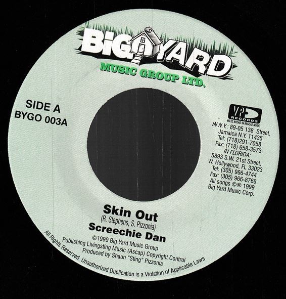 Big Up Riddim Screechie Dan - Skin Out / Bajja Jedd Screechie Dan - Big ...