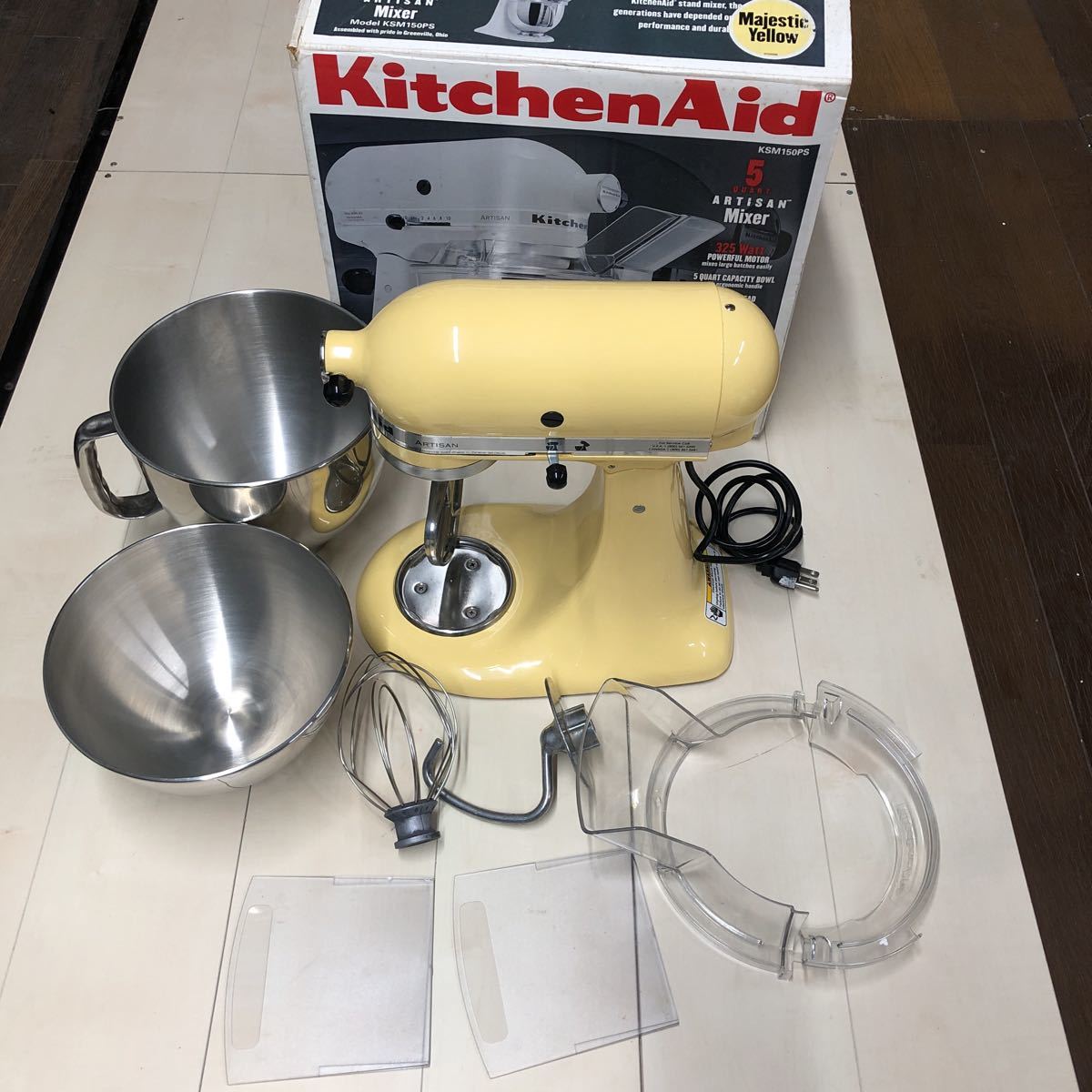 KitchenAid キッチンエイド スタンドミキサー KSM150PS完動品ジャンク(ミキサー)｜売買されたオークション情報、yahooの商品情報をアーカイブ公開 - オークファン ...