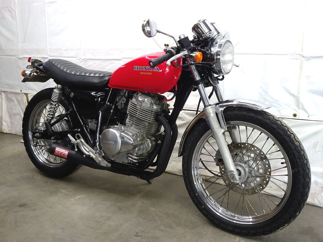 ホンダ CB400SS NC41 セパハン モリワキ製ショート菅 予備検渡し ヨンフォア仕様 全国配送 ローンOK検 SR400 W400 ...