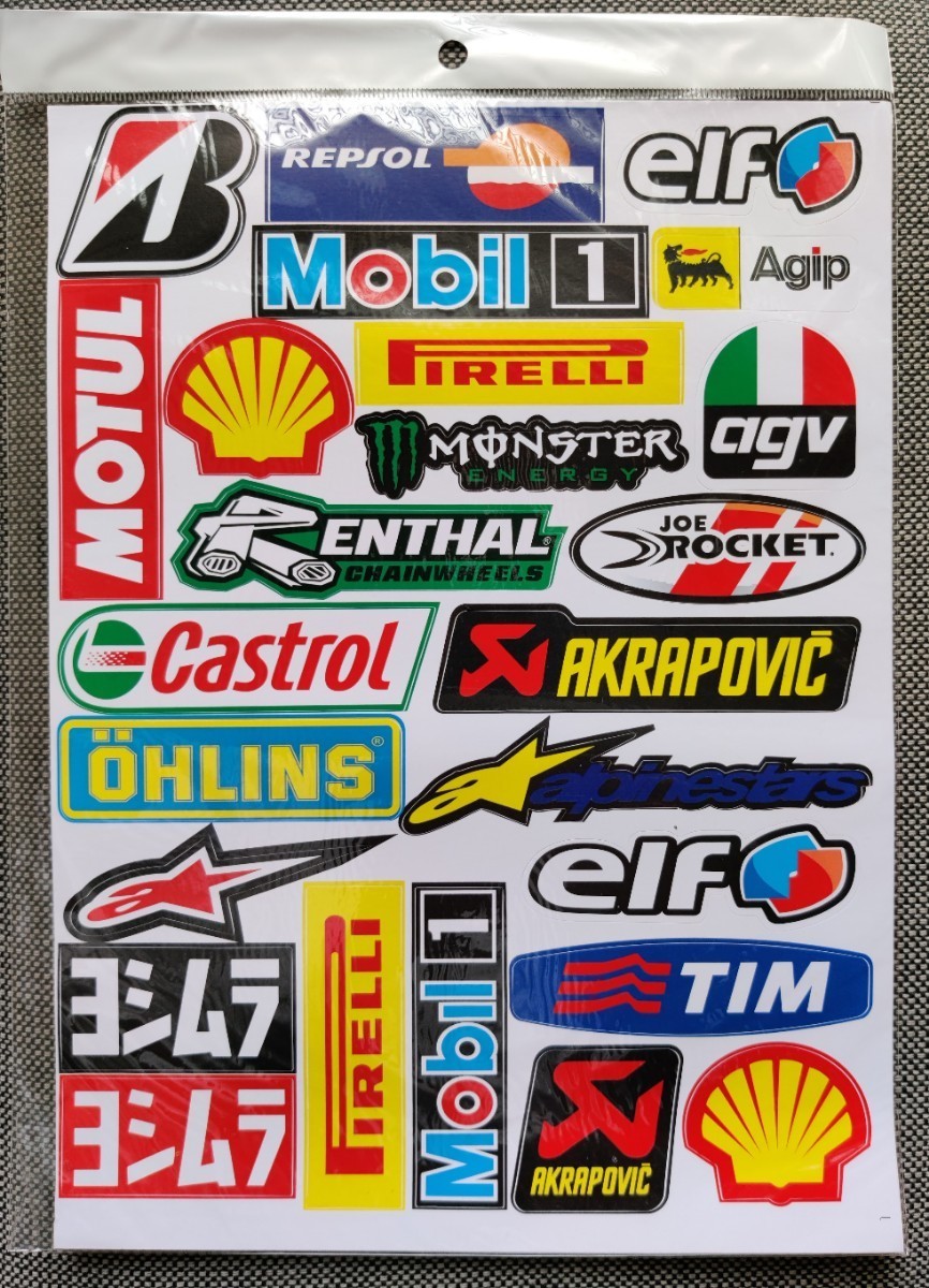 “おもしろ ”バイク反射ステッカー集#Motorcycle Sticker/Decal バイク&モトクロス 防水+耐光性=PVC素材 #A8017×1枚： 699円(ステッカー、デカール ...