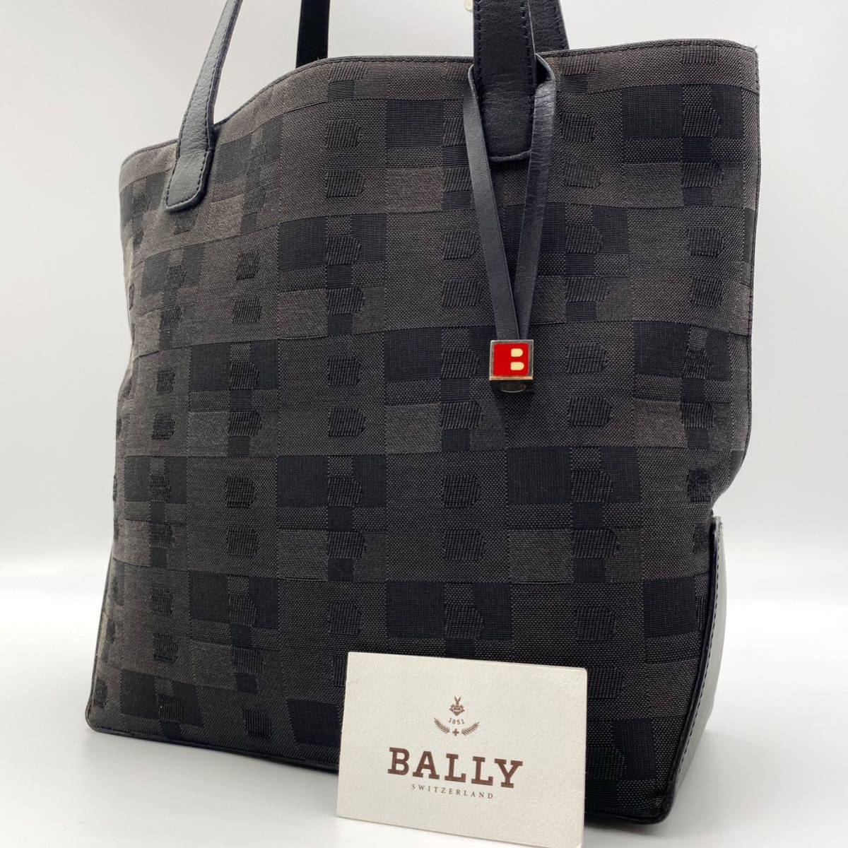 1円 バリー BALLY トートバッグ ハンド ビジネス Bロゴ 総柄 ブラック 黒 レザー 革 キャンバス A4可 メンズ レディース 2(かばん、バッグ)｜売買されたオークション情報 ...