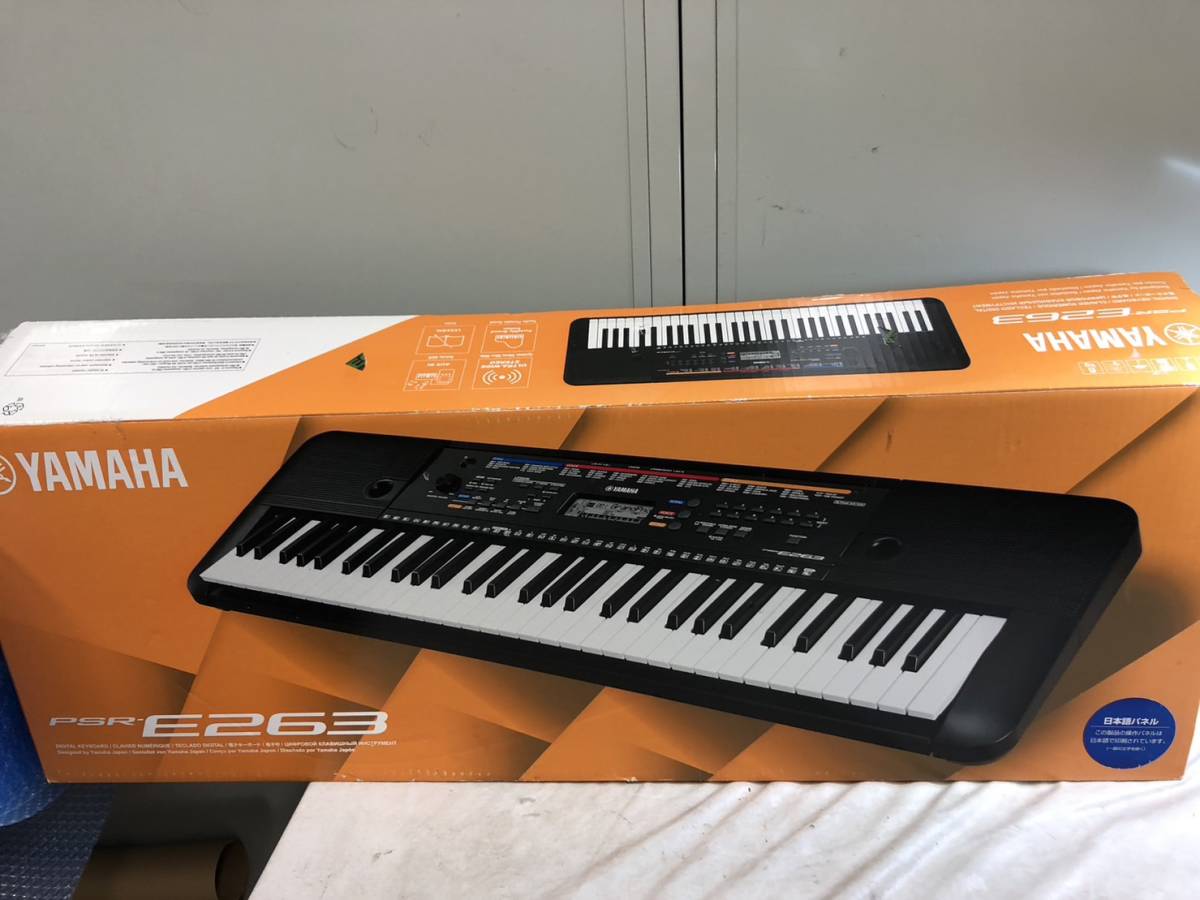 153 2017年製 YAMAHA ヤマハ 電子キーボード 電子ピアノ PSR-E263(ヤマハ)｜売買されたオークション情報、yahooの商品情報をアーカイブ公開 - オークファン ...